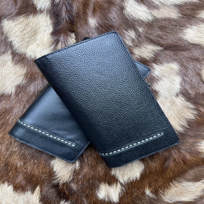 Combined Leather BD - Dobule chamber long wallet