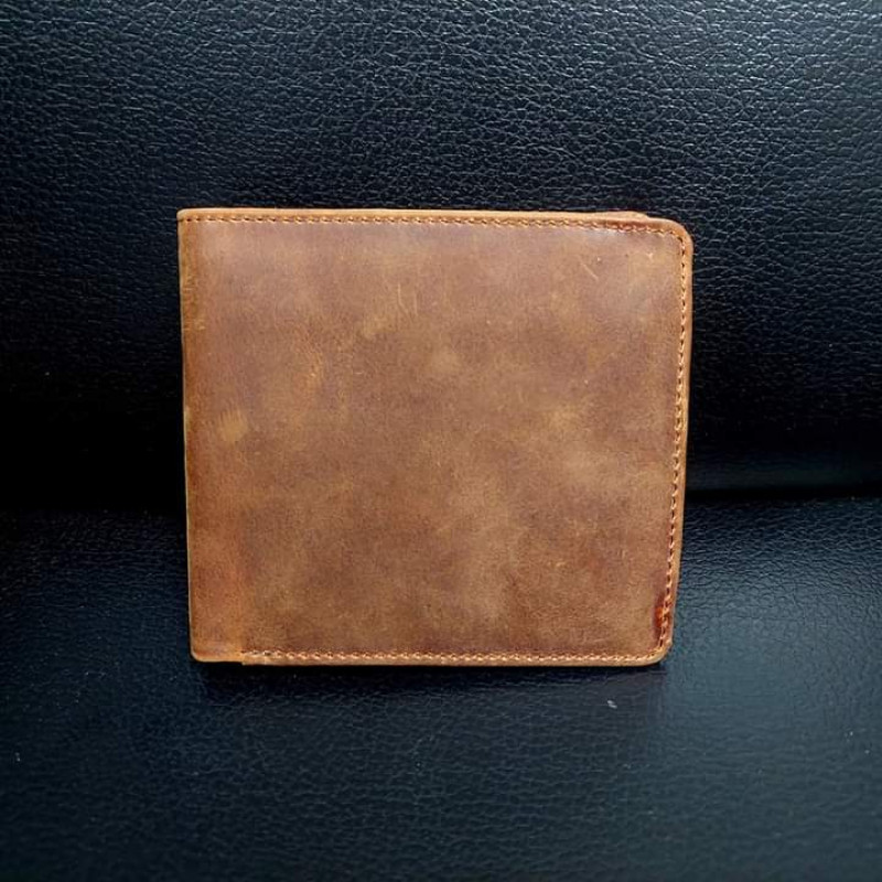 Combined Leather BD - Crazy horse Bifold wallet