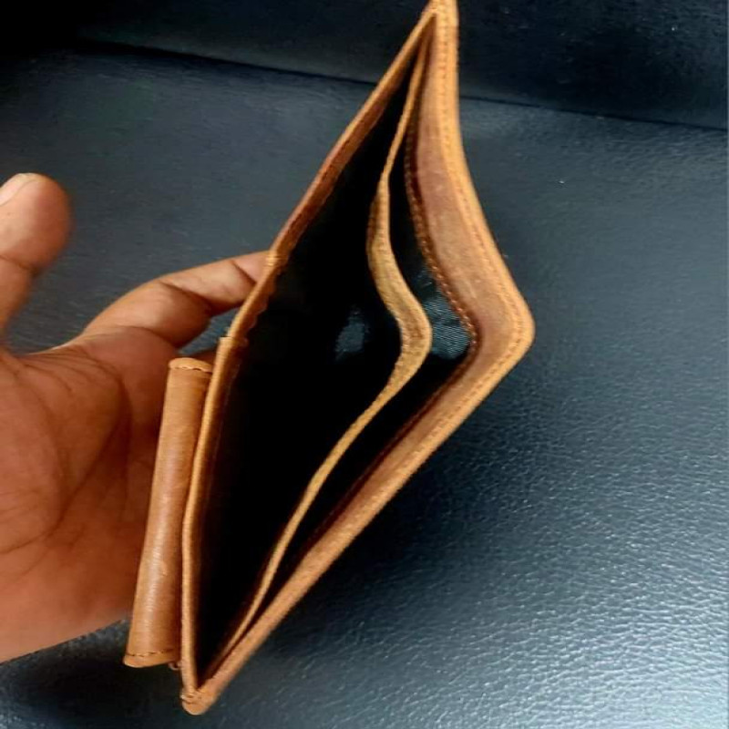 Combined Leather BD - Crazy horse Bifold wallet