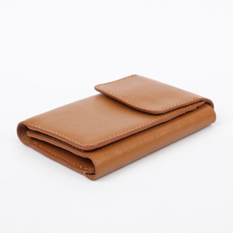 Combined Leather BD - Tri fold wallet